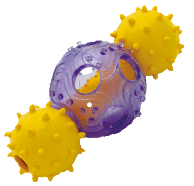 Fun Design New Colorful TPR Dog Toy - Green pet care