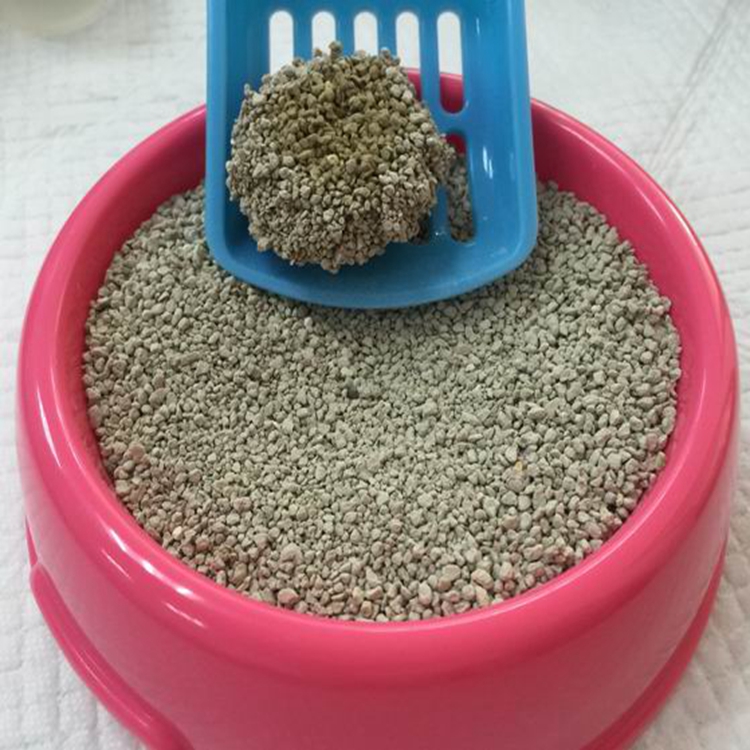 Dustless Clumping Cat Litter Bentonite Clay Crushable 1-4mm - Green pet ...